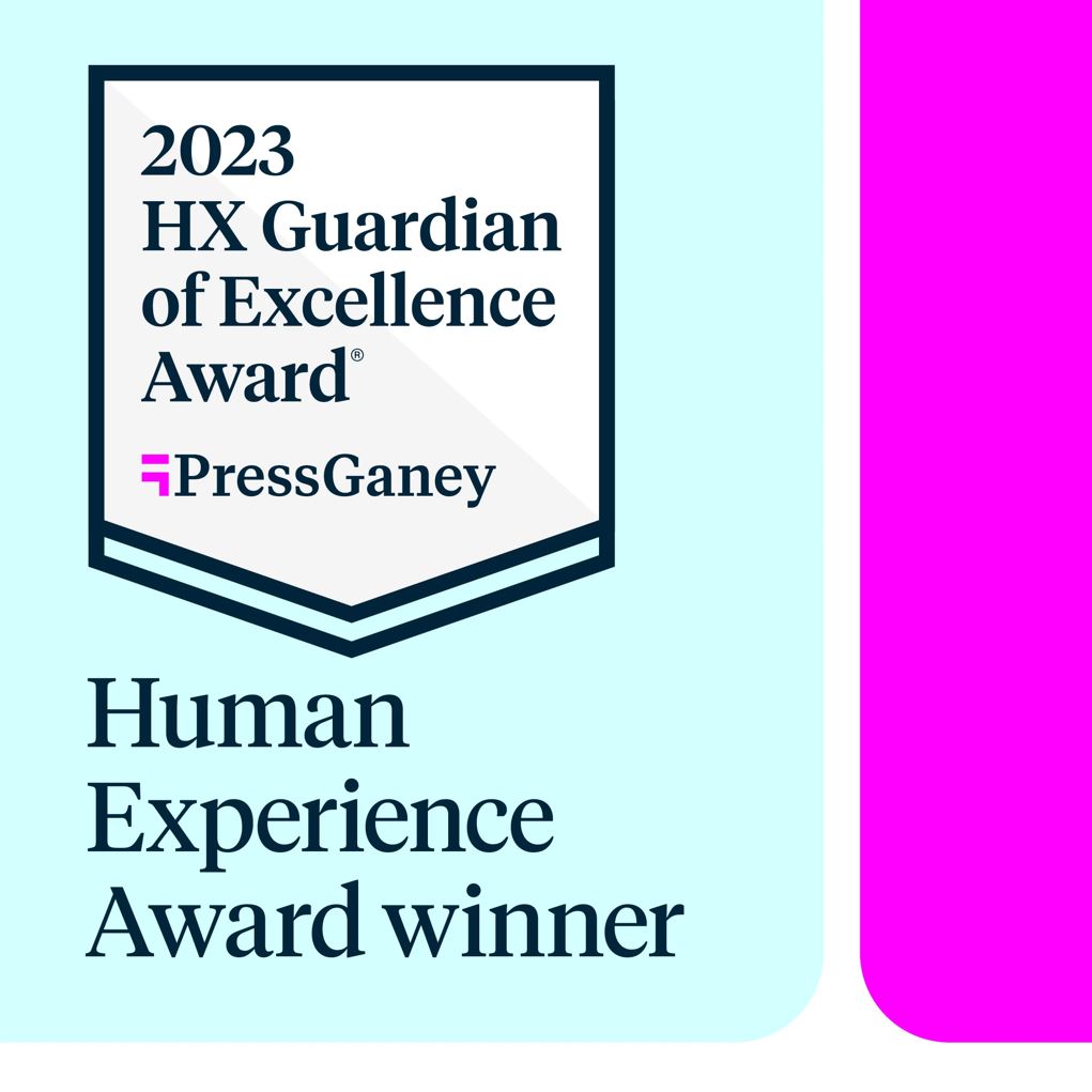 Press Ganey Guardian of Excellence Award | Custer Hospital