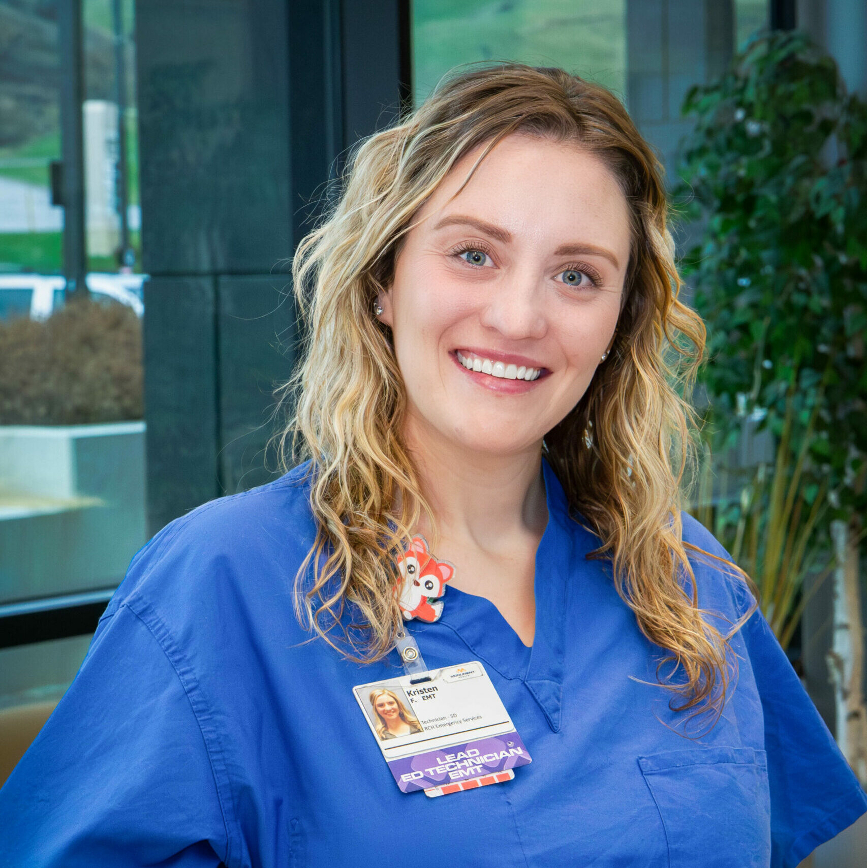 Kristen Fox, Emergency Department Technician, receives TULIP Award